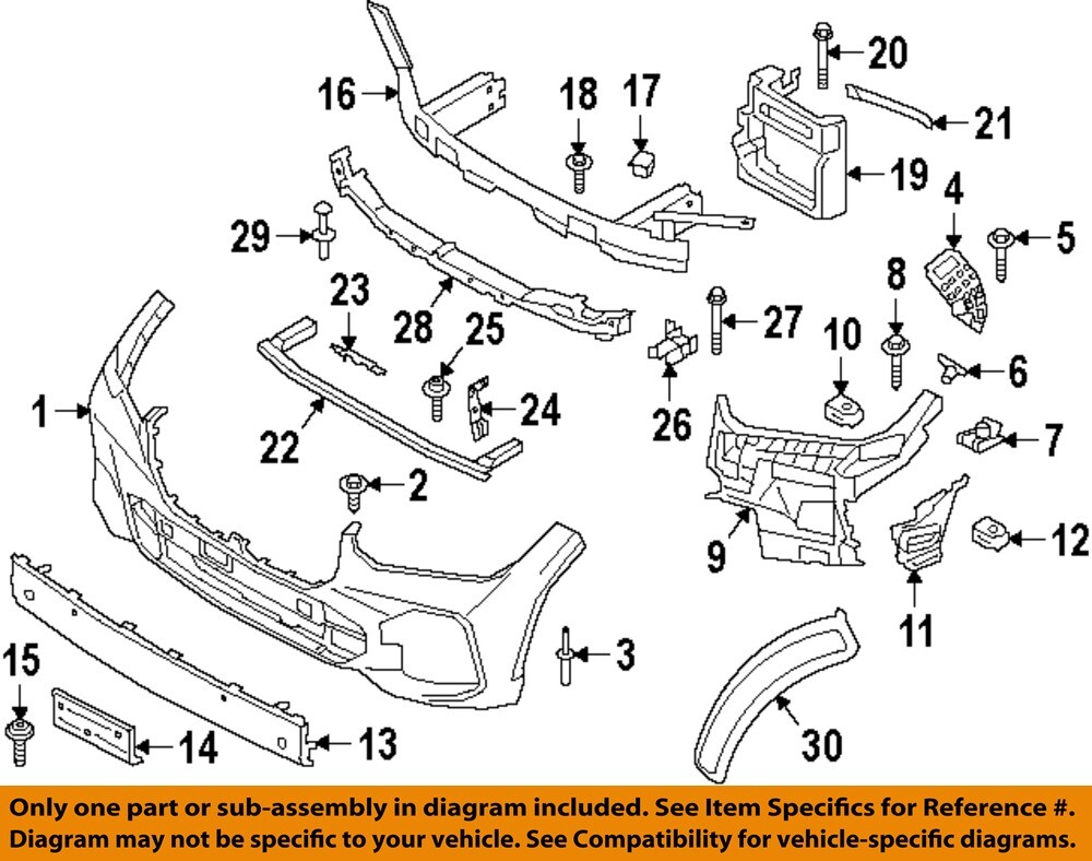 Genuine OEM Bumper Cover Support Rail for BMW 51117421839 for sale ...