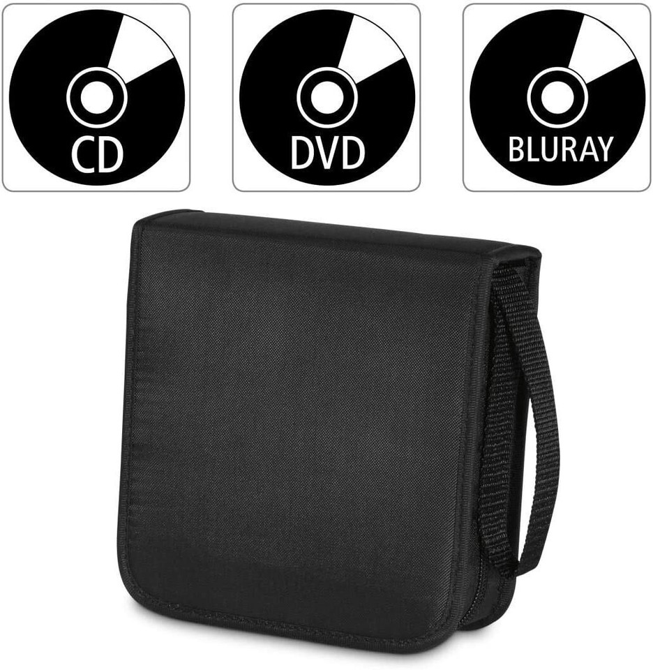 Hama 20 Space CD DVD Blu Ray Disc Carry Case Holder Bag Wallet ...