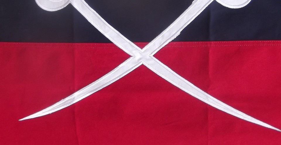 HEAVY COTTON CUSTER'S 7TH CAVALRY FLAG - NEW SEWN SEVENTH USA CAVALRY 7 ...