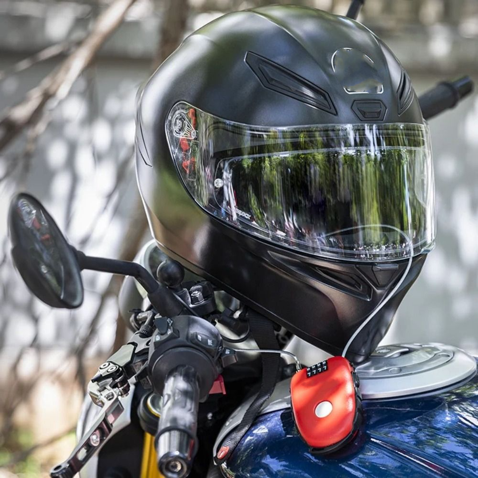 Retractable Wheel Steel Cable Password Lock Anti-Theft Motorcycle ...
