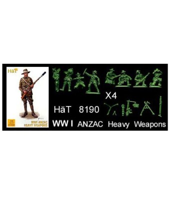 HaT Ind. World War I set 8190 ANZAC Heavy Weapons 1/72 Toy Soldiers | eBay