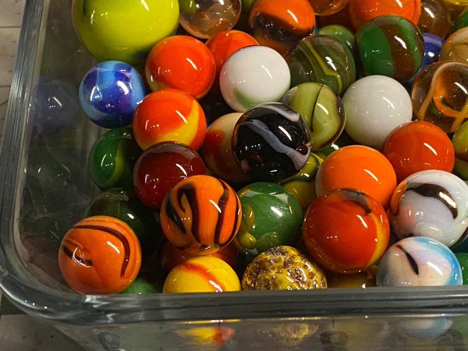Mixed Lot Of Top Shelf Vintage Estate Marbles You Get Everything ...