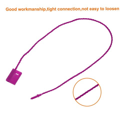 500Pcs Nylon Hang Tag String 6.7Inch Snap Lock Pins Loop Price Tag ...