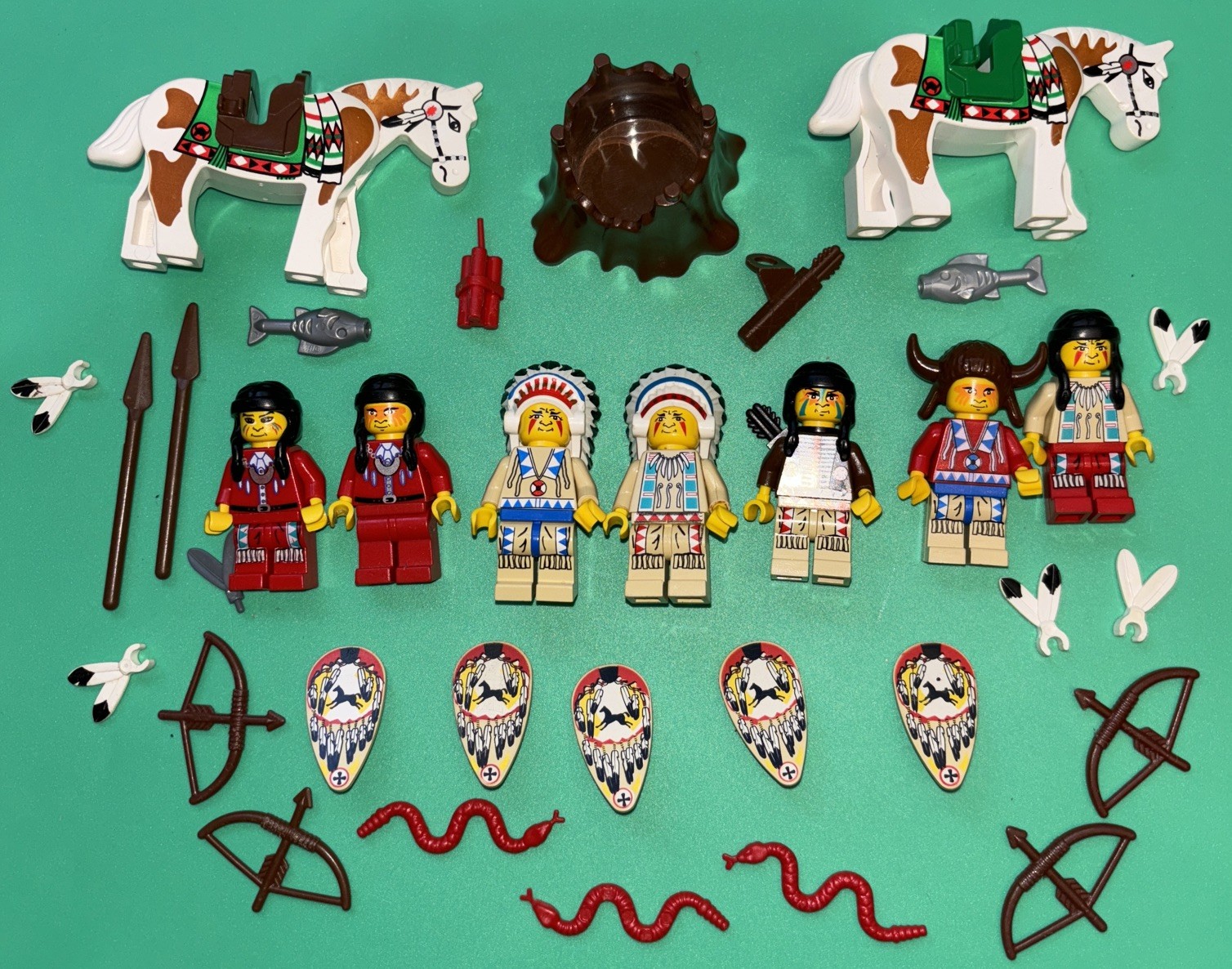 Lego Vintage Native American Indians Cowboy Minifigure Wild Western ...