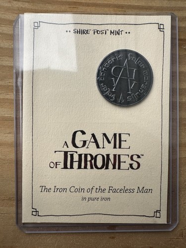 Game of Thrones: Fully Licensed Iron Coin of the Faceless Man by Shire ...