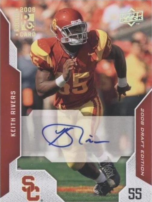 2008 Upper Deck Draft Edition - Keith Rivers #59 Exclusives Autographs ...