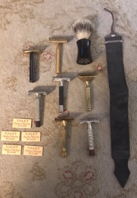 Large Lot Of Early Shaving Razors And Other Shaving Items | eBay