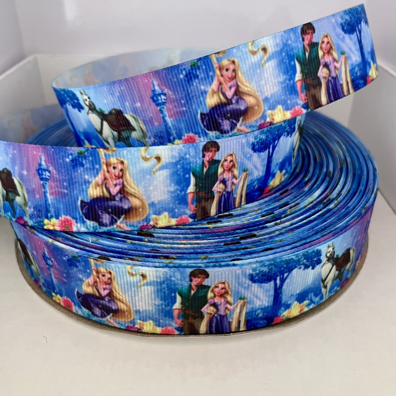 YARD DISNEY TANGLED RAPUNZEL PRINCESS GROSGRAIN RIBBON CHARACTER CRAFT ...