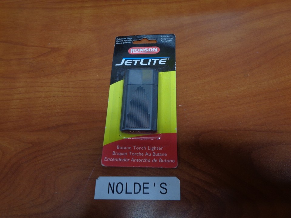 Ronson JetLite Butane Torch Lighter Silver Design Sam 574 DS1432 B1 | eBay