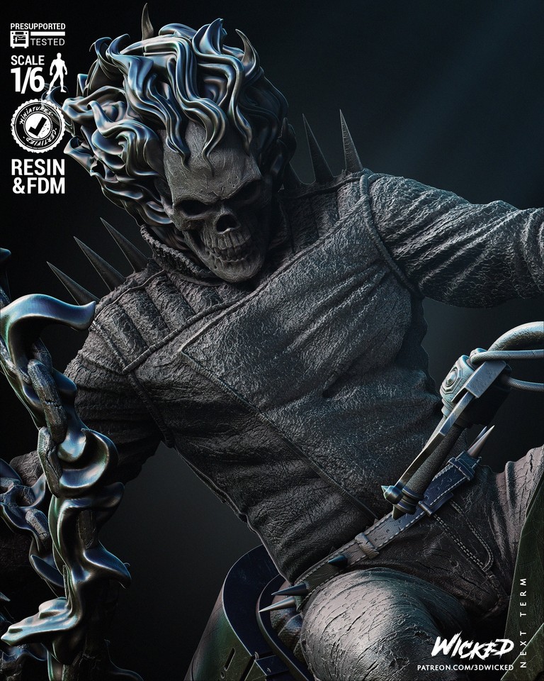 Danny Ketch Ghost Rider (Fan Art) - 6 or 12 scale - 3D Print kit | eBay UK