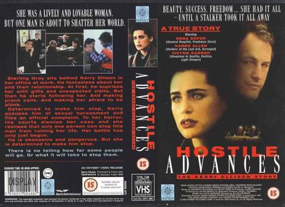 Hostile Advances, Kerry Ellison Story VHS Video Promo Sample Sleeve ...