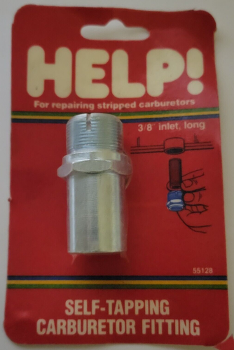 Self-Tapping ⅞" Carburetor Fuel Inlet Thread Bypass Fitting ⅜" Fuel ...
