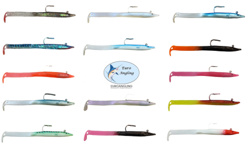 Red Gill Evolution Evo 115mm Sandeel Lures | eBay UK