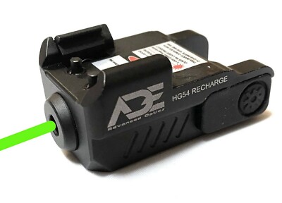 HG54C RECHARGEABLE Compact Green Laser Fits Full size handgun sub ...