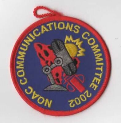 2002 NOAC Communications Committee Patch RED Bdr. [KY-6539] | eBay