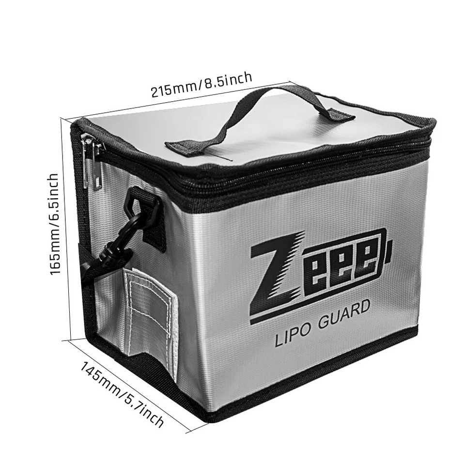 Battery Bag Fireproof Explosionproof Bag Battery Fire Safe Guard ...