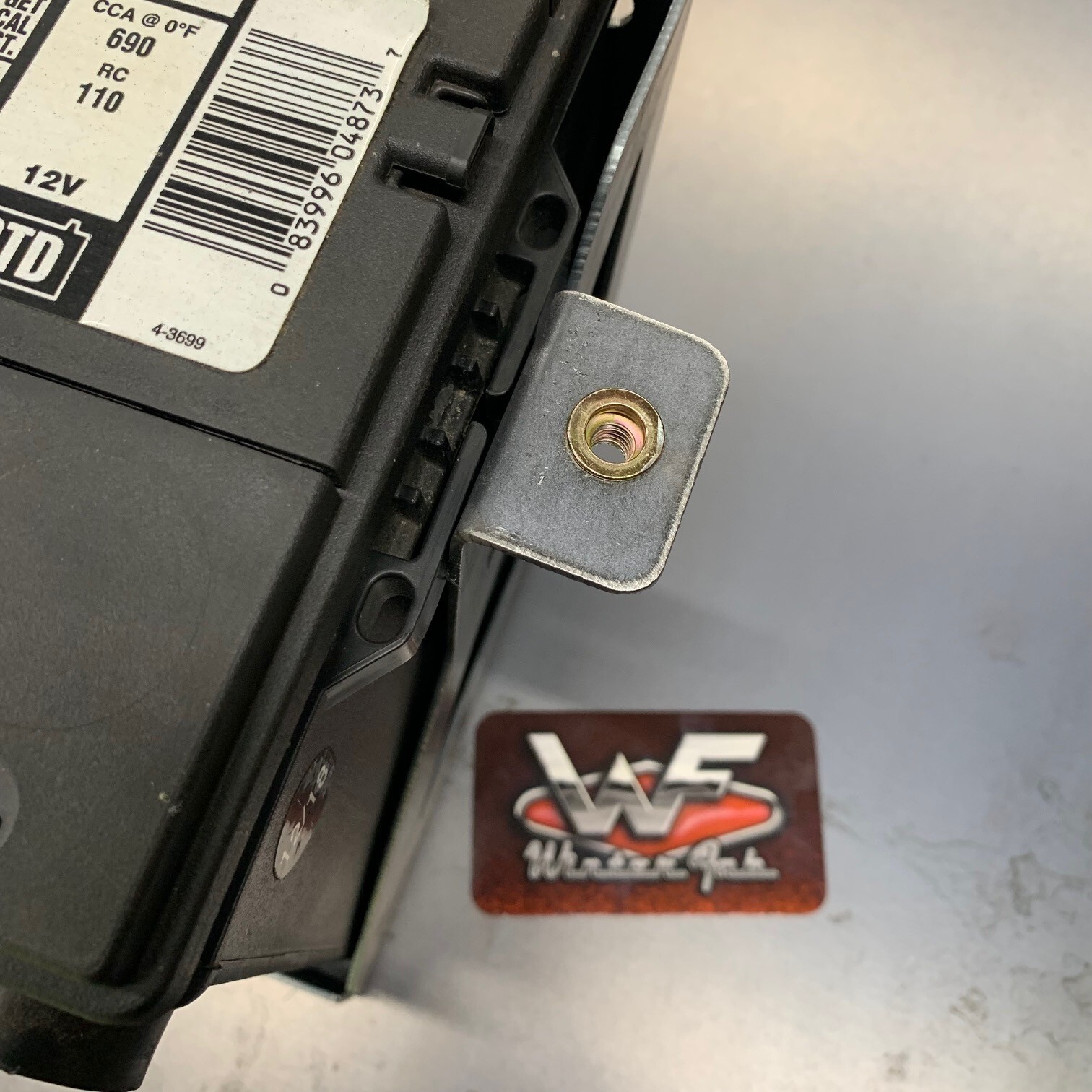 Group 78 Battery Tray - Hot Rod MiniTruck Custom Mounted Battery Box | eBay