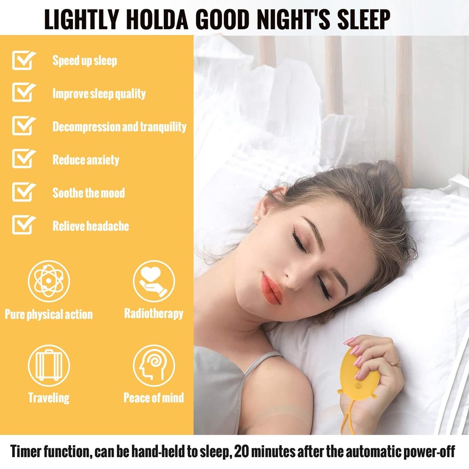 Device Hand Held Ergonomic Sleep Aid Machine Improve Sleep Relief | eBay