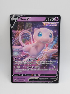 Pokémon TCG Mew V Crown Zenith 060/159 Holo Ultra Rare | eBay