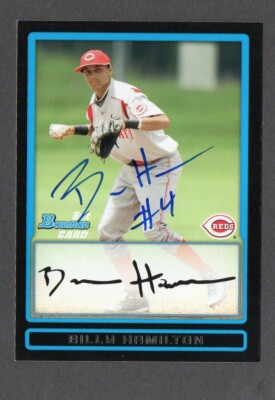 Billy Hamilton Signed Autographed 2009 Bowman Draft #2 RC Lot #2 | eBay