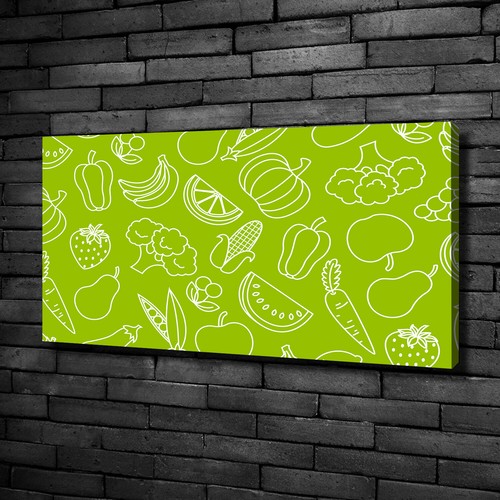 Tulup Tableaux Sur Toile Image Imprimé 100x50cm - Fruits Et Légumes | eBay