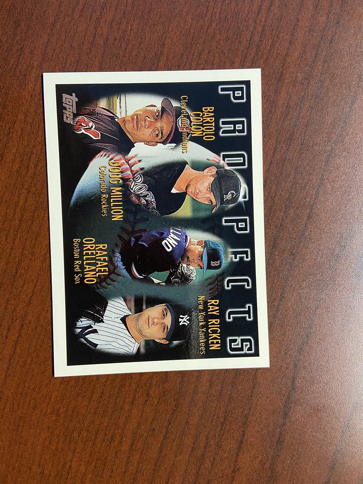 ROOKIE Bartolo COLON 1996 Topps Prospects Baseball Card #428 NEAR MINT ...