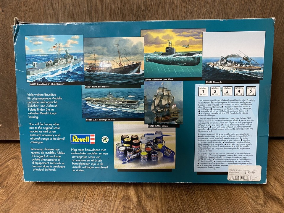 Revell Frigate “U.S.S. United States” 1/150 Scale Model (Kit 05406) | eBay