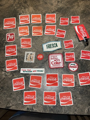 Collection Of Vtg Coke Patches, One 7 Up And One Fresca One Badge | eBay