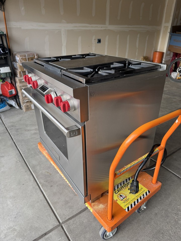 Used 36” Wolf Dual Fuel LP Range Stove DF366 (Liquid Propane) Pick up ...
