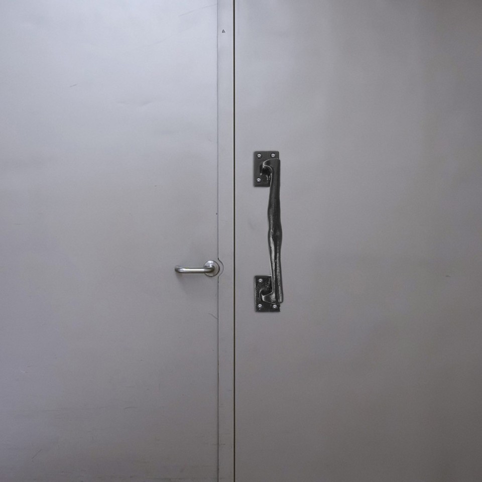 Cast Iron Sliding Barn Door Handle Vintage Metal Gate Pull Handle Fence ...