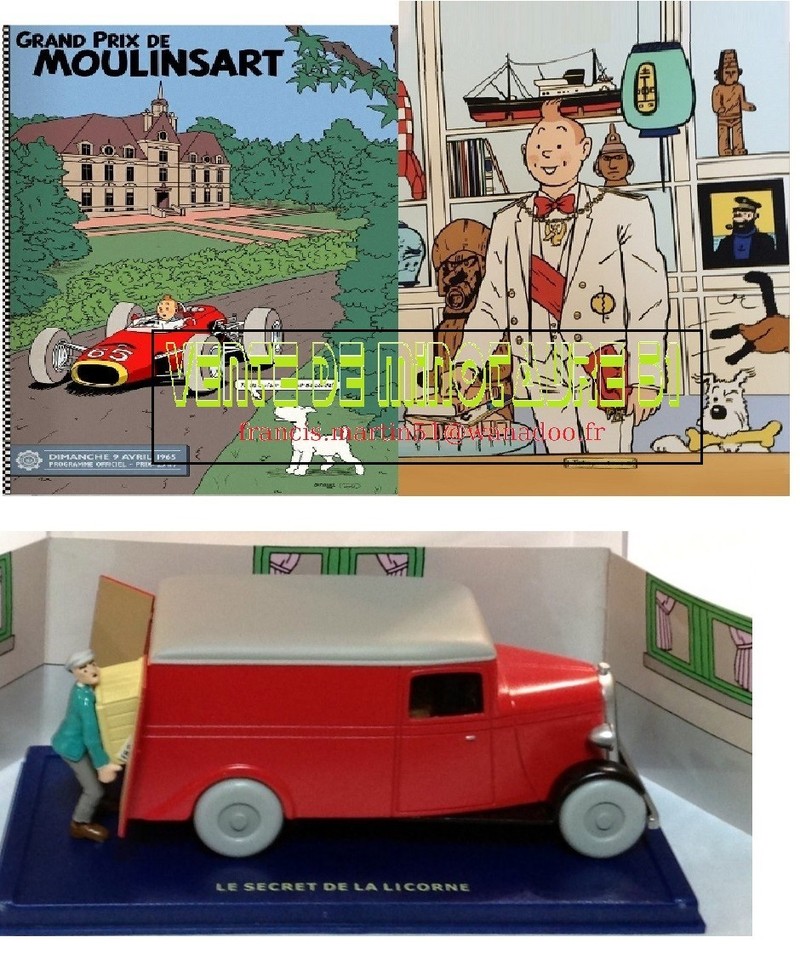 Tintin voiture Atlas No 66-Studebaker - Au pays de l'or + Kdo 1 affiche ...