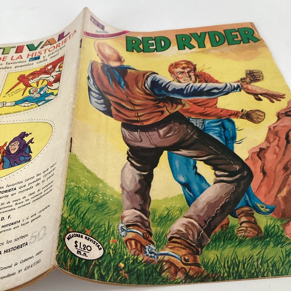 1969 SPANISH MEXICAN COMICS #212 RED RYDER WESTERN EDITORIAL NOVARO MEXICO COMIC | eBay