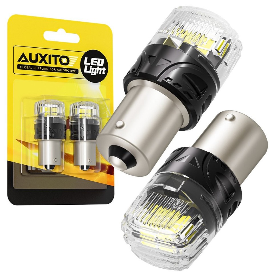 Auxito 7506 1156 LED Reverse Backup Light Bulbs 6500K For Stock Halogen ...