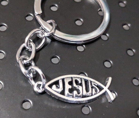 Christian JESUS Metal Keychain the WAY Bible WORD Of GOD HQ Key Chain ...