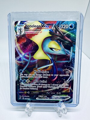 Inteleon Vmax 050/192 Rebel Clash NM Full Art Ultra Rare Pokemon Card ...