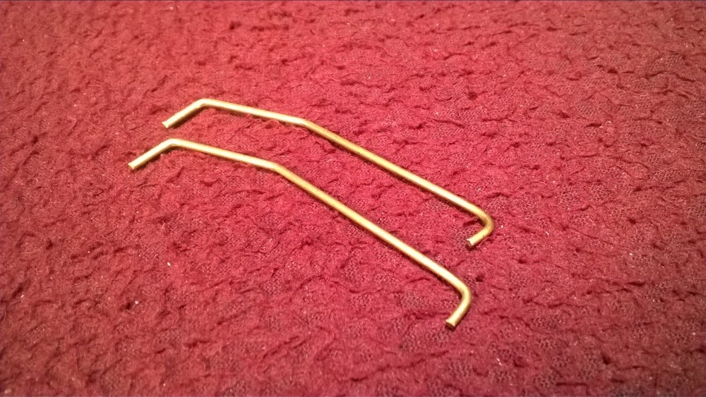 G BACHMANN #14 4-6-0 STEAM LOCOMOTIVE - CAB REAR HANDRAIL PAIR - METAL ...