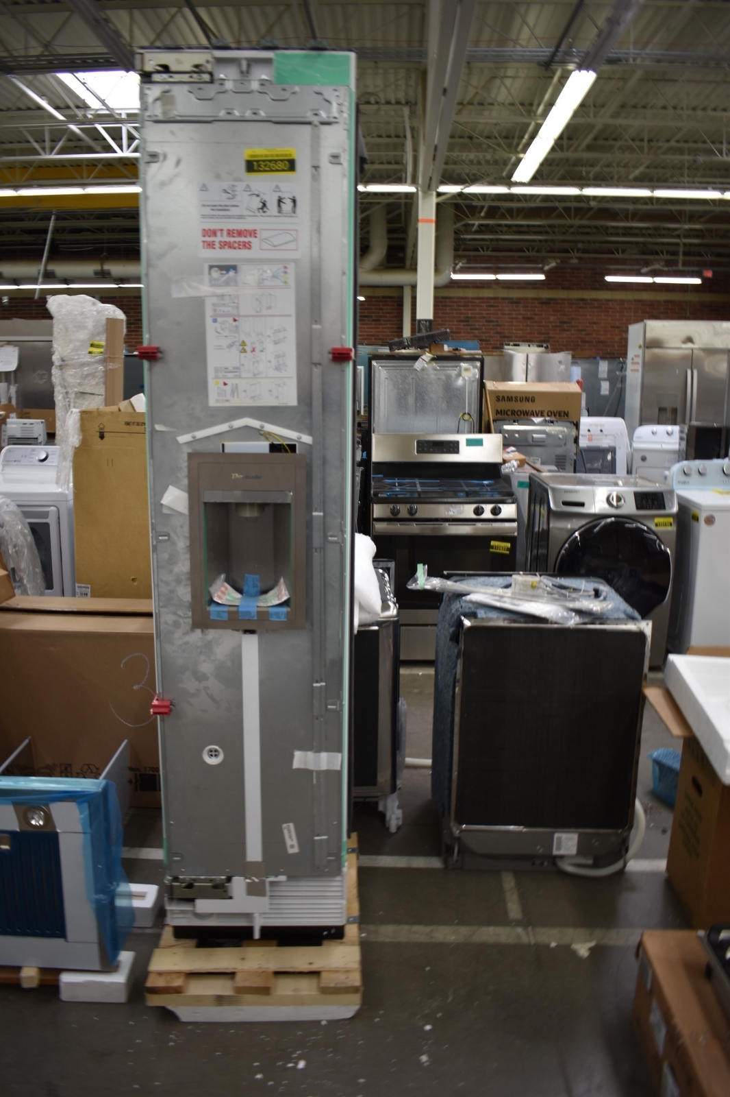 Thermador T18ID905LP 18" Stainless Left Hand Hinge Freezer NOB #132680 ...