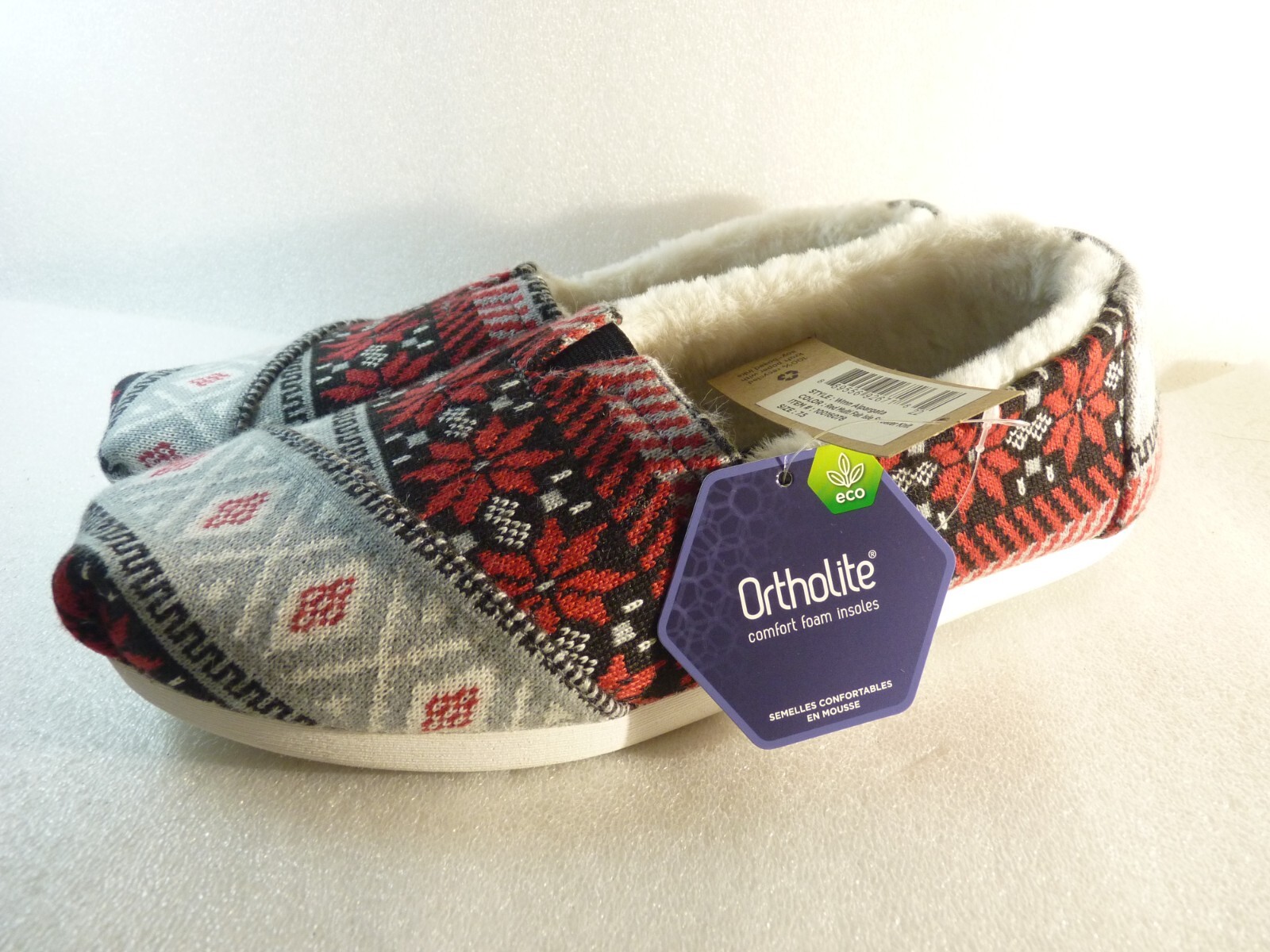TOMS Women shoes sandals Multicolor Winter shoes Wedge Size 7.5 SKU ...