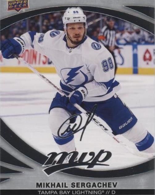 2023-24 Upper Deck MVP - Mikhail Sergachev #119 Silver Script for sale ...