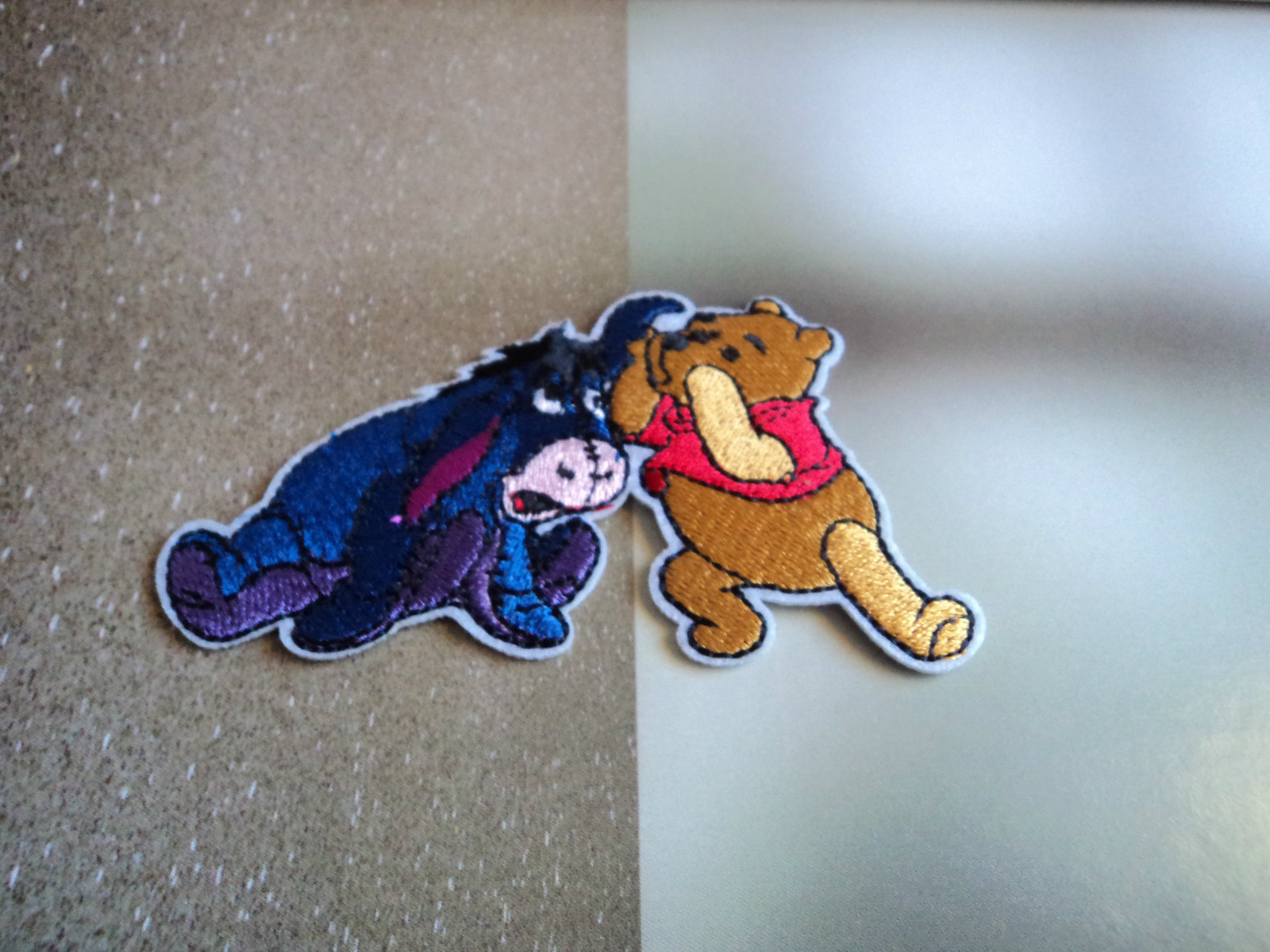 Winnie the Pooh Eeyore Patches Embroidered Cloth Applique Badge Iron ...