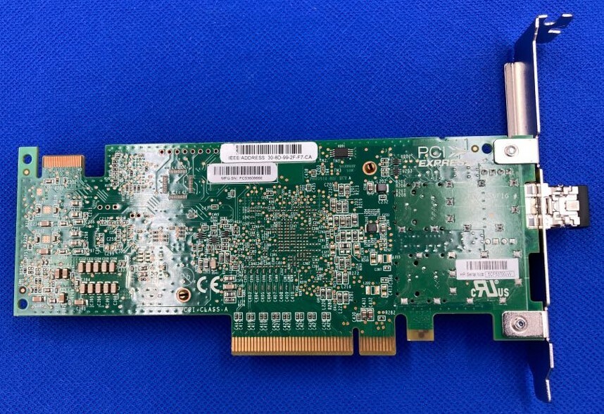 C8R38A HP StoreFabric SN1100E 16Gb Single Port 1P FC HBA 719211-001 ...