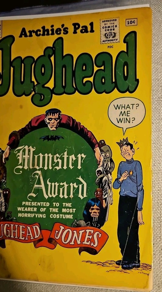Jughead #78 - Cover by Samm Schwartz Archie Comics 1961 MONSTER Muscle ...