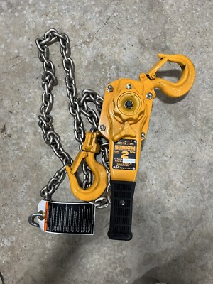HARRINGTON LB020-5 Lever Chain Hoist Puller 5’ Lift 2 Ton 4000lb NEW | eBay