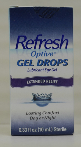 Refresh Optive Gel Drops Lubricant Eye Gel Extended Relief - 0.33 fl oz ...
