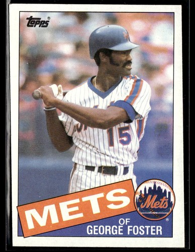 1985 Topps #170 George Foster Baseball Card 0303D | eBay