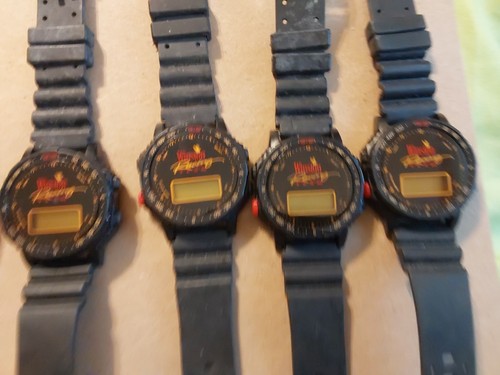 6 Vintage Lot Winston Racing Team Digital Watch, Works | eBay