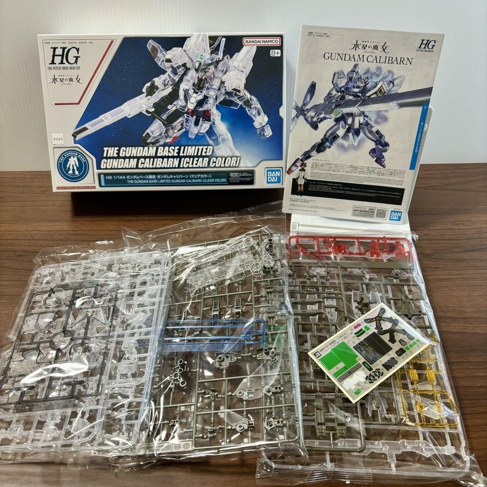 HG 1/144 GUNDAM CALIBARN CLEAR COLOR Base Limited model kit WITCH FROM ...