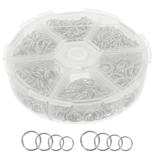 Hook Ring Connection Buckle Metal Hoops for Crafting Open Jump Rings | eBay