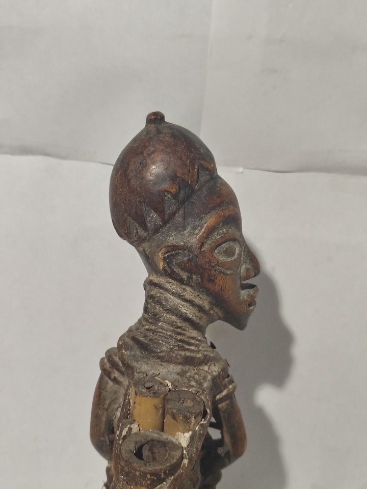 Antique African Bakongo Nkisi Nkondi Statue Nail Fetish Congo Africa ...