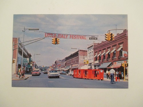 Clinton Indiana Postcard Main Street Little Italy Festival IN | eBay
